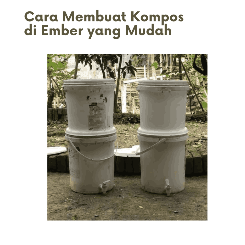 Cara Membuat Kompos di Ember yang Mudah – Home